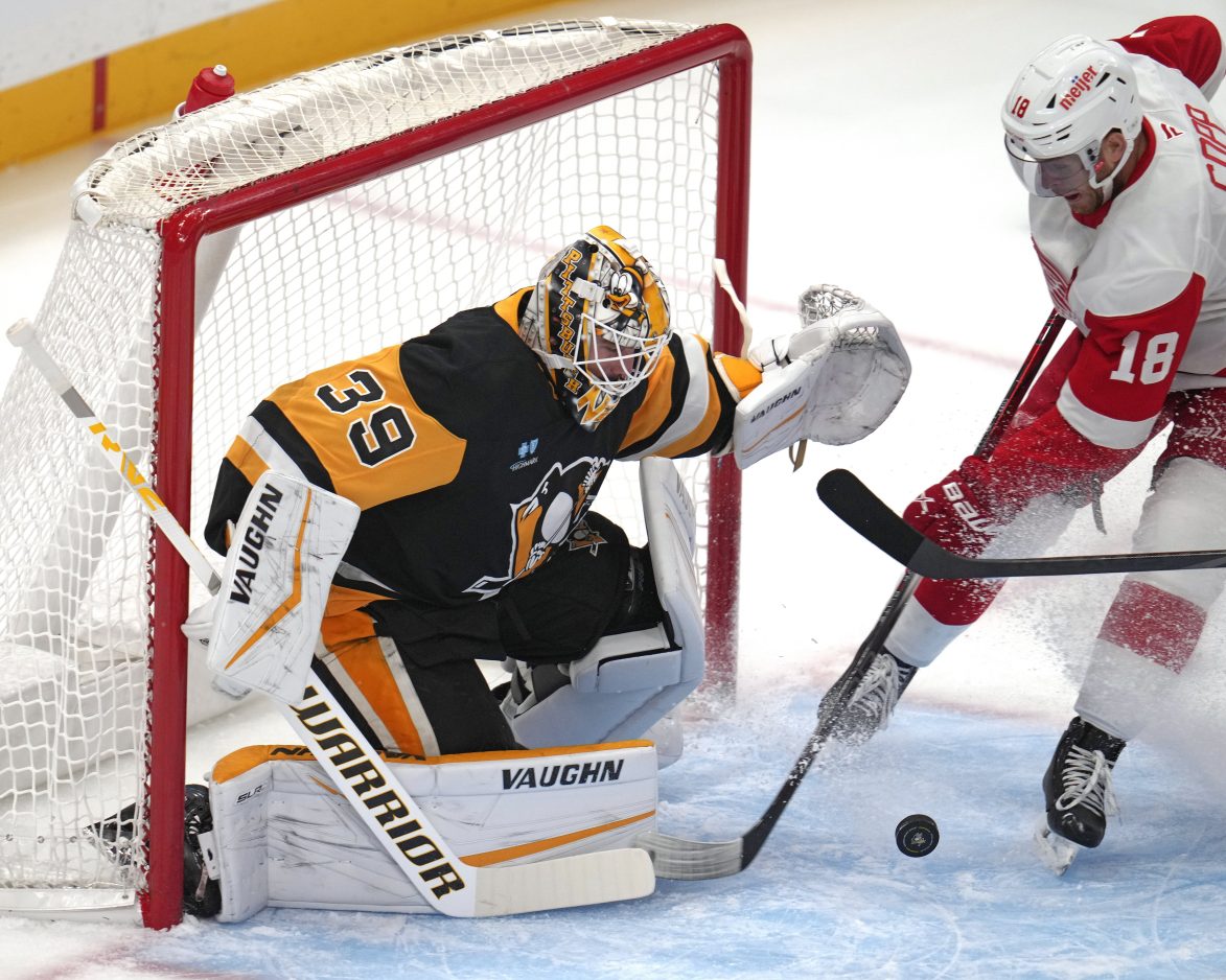 Red Wings score in OT to beat Penguins - Observer-Reporter